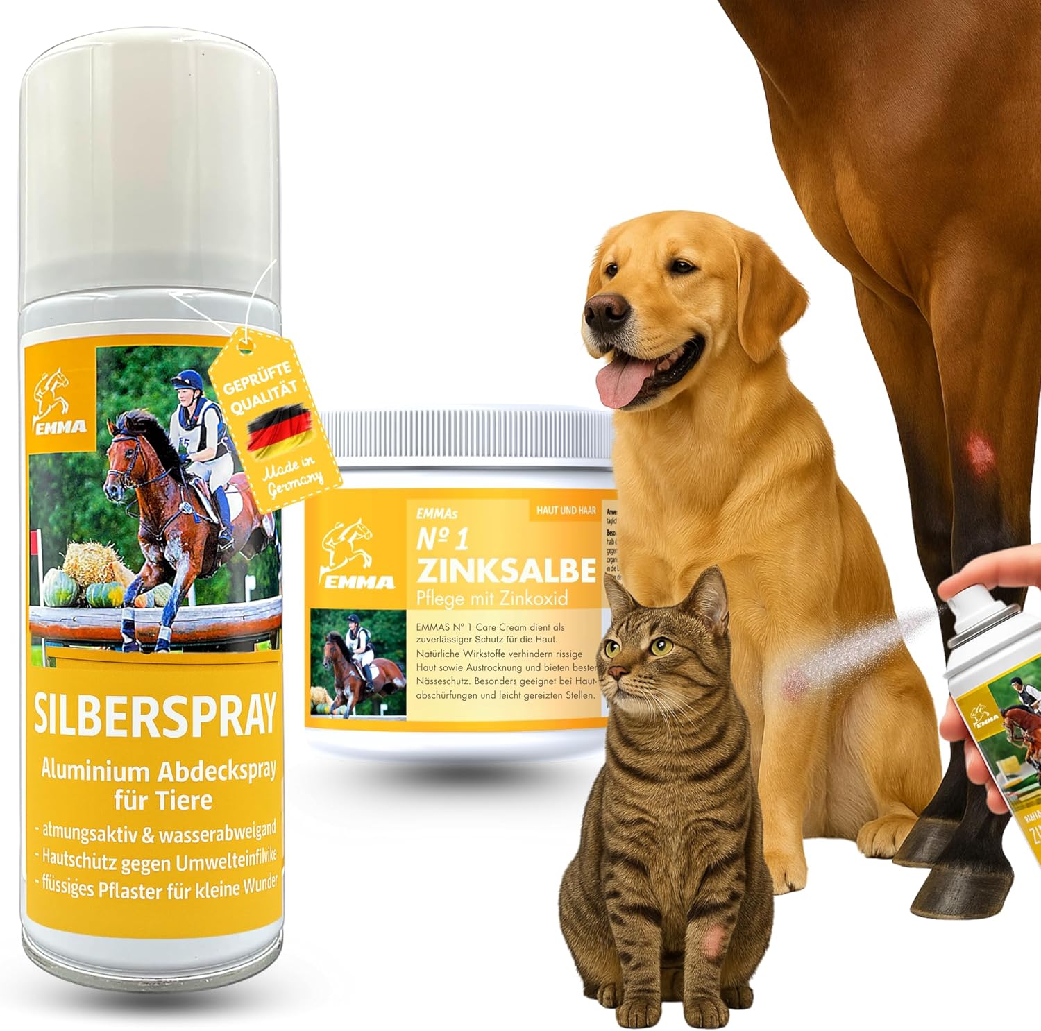 Erste Hilfe Set Tiere – Wundspray & Verbandsmaterial | EMMA CARE